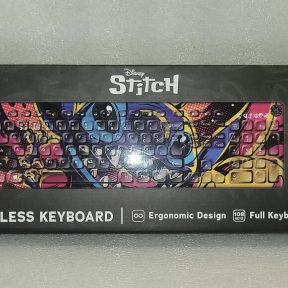 Disney | Computers, Laptops & Parts | Disney Stitch Wireless Keyboard ...